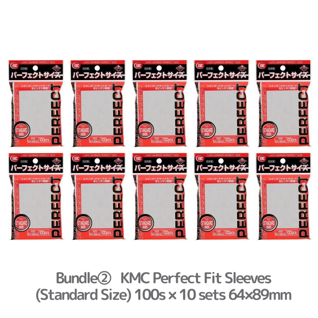 KMC Perfect Sleeves Standard Size/Hard/Side-in (Japan) bundle Pokemon ...