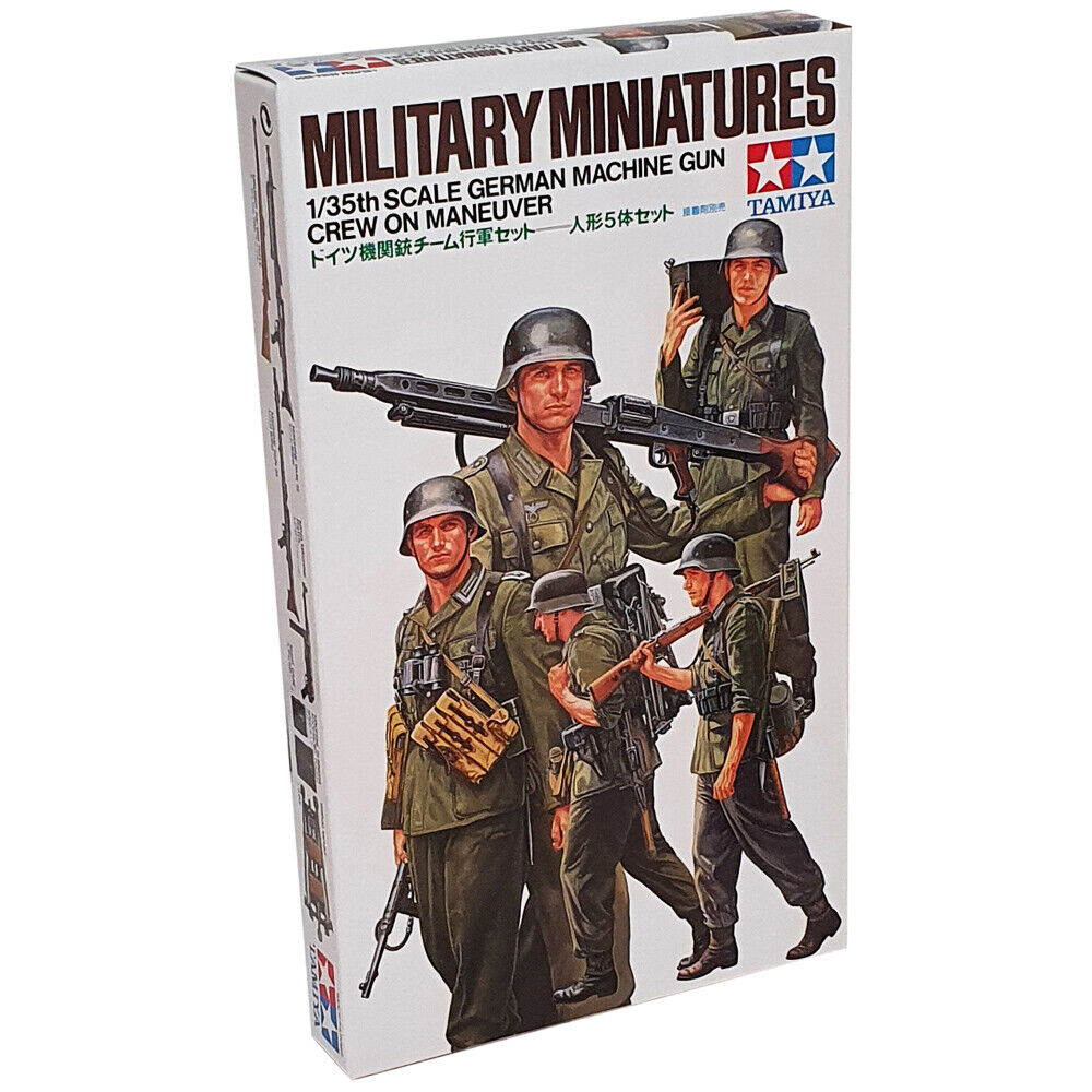 tamiya 35184 1/35 German Machine Gun Crew On Maneuver | Shopee Malaysia