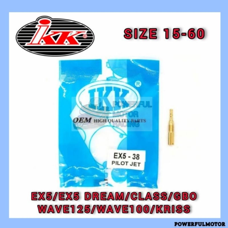 IKK PILOT JET EX5 DREAM/EX5 CLASS/WAVE100/WAVE125/KRISS/GBO IKK 100% ...