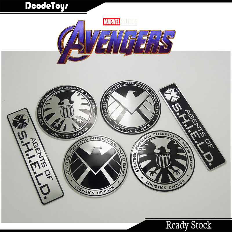 Aluminum 3D Emblem Avengers Marvel Sticker Logo Car Auto Motor movie ...