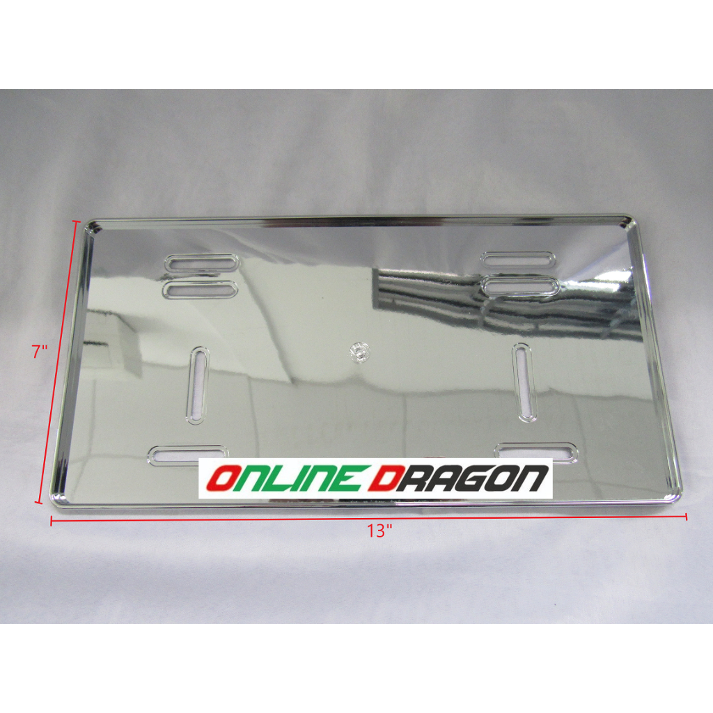 UNIVERSAL JDM TOYOTA DESIGN CHROME NUMBER PLATE FRAME LICENSE PLATE ...