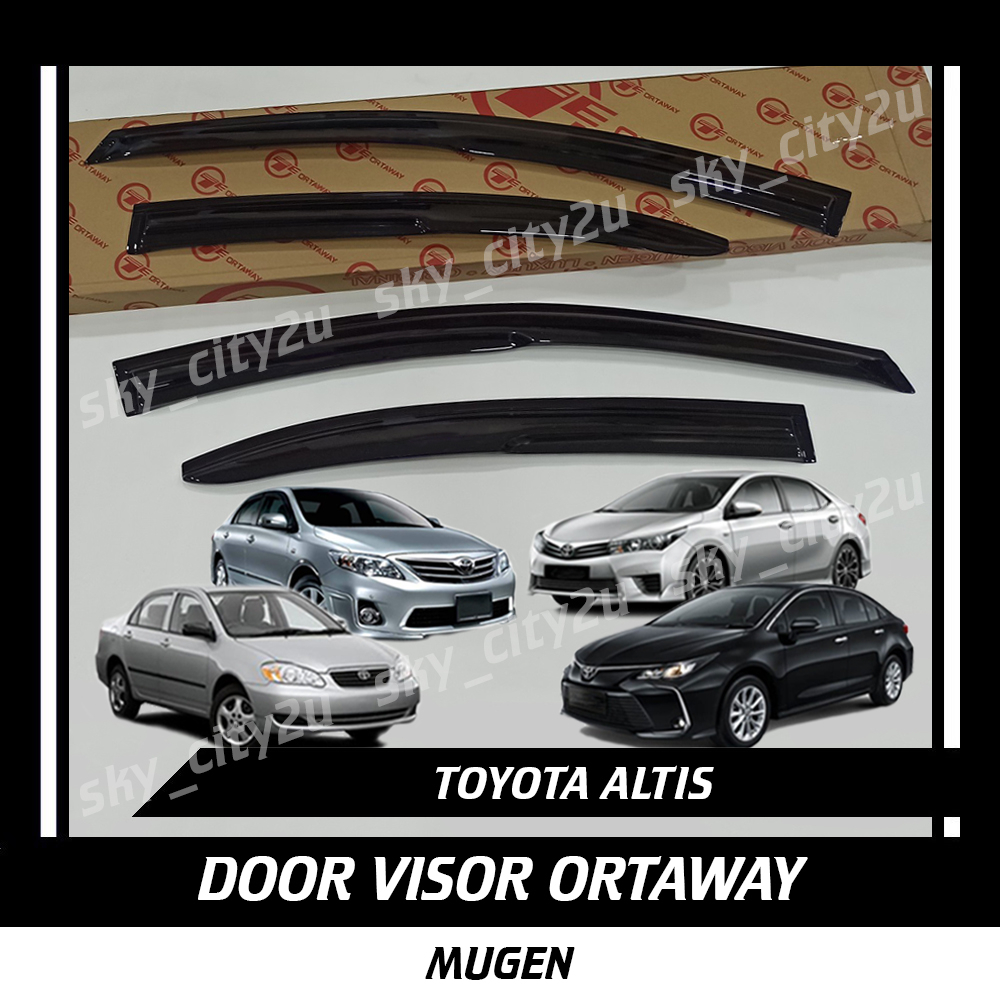 Toyota Altis 2003 2004 2005 2006 2007 Door Visor Mugen 2008 2009 2010 ...
