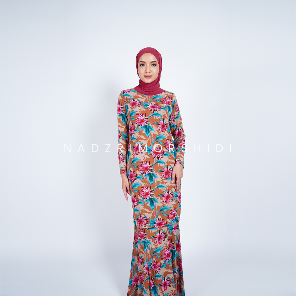 NADZRI MORSHIDI | TIARA KURUNG MODERN CHIFFON PRINCESS CUT | BAJU RAYA ...