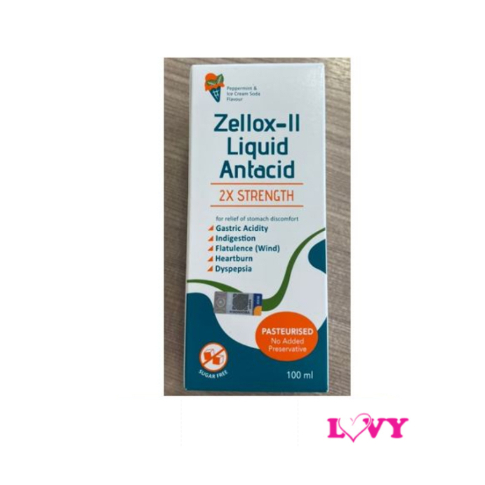 ZELLOX-II ANTACID 100ML (MG OH, AL OH, SIMETHICO) | Shopee Malaysia