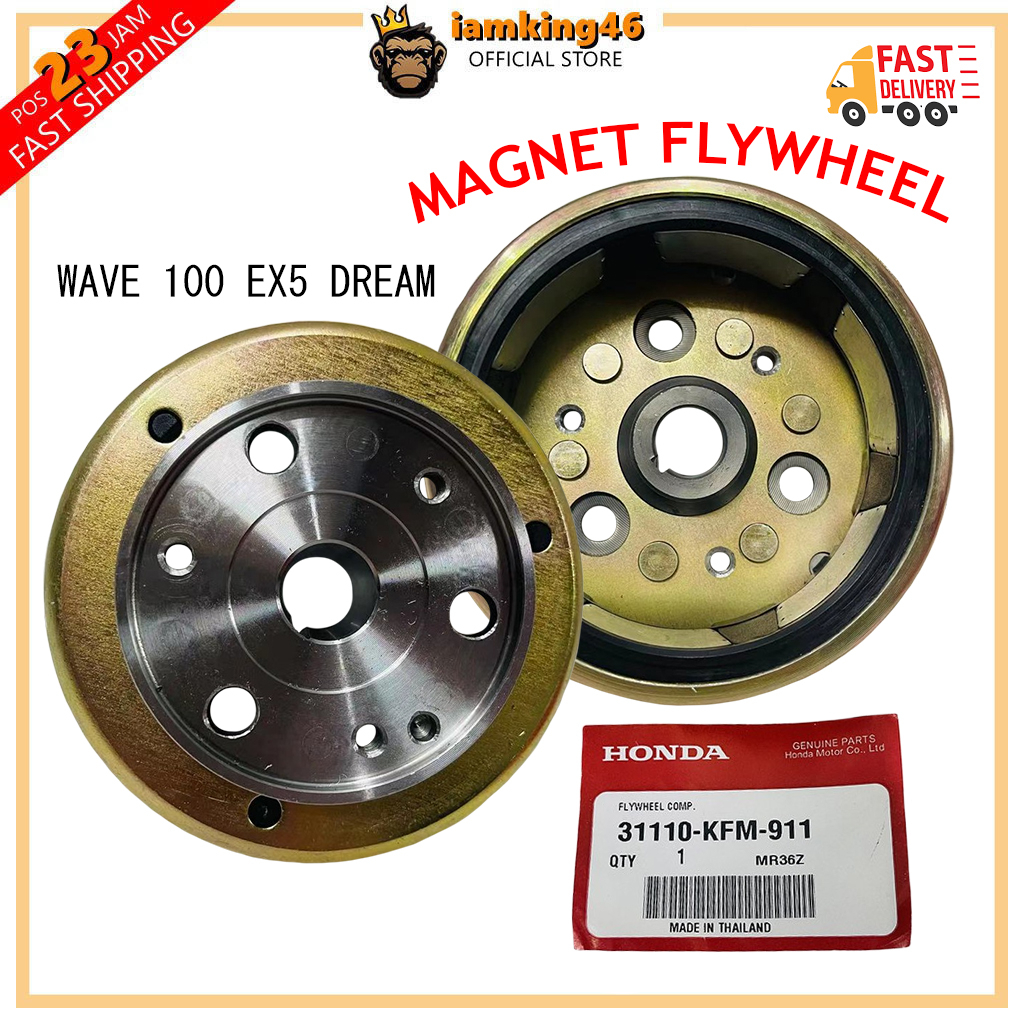 WAVE100 EX5 DREAM MAGNET FLYWHEEL MAGNETO SET ORIGINAL THAILAND ...