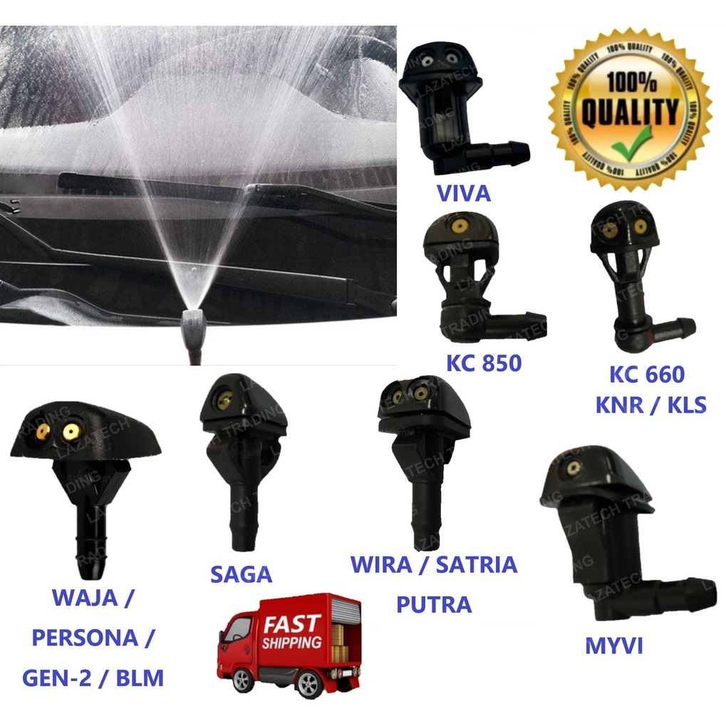 PROTON / PERODUA Front Windshield Car Sprinkler Wiper Nozzle / Wiper ...