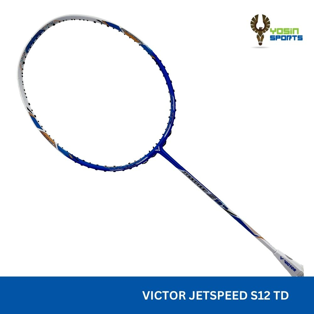 VICTOR JETSPEED S12 TD Badminton Racket + Free String & Grip | Shopee ...