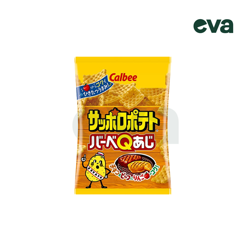 CALBEE Sapporo Potato BBQ with Chicken and Beef 85g (Vege friendly ...