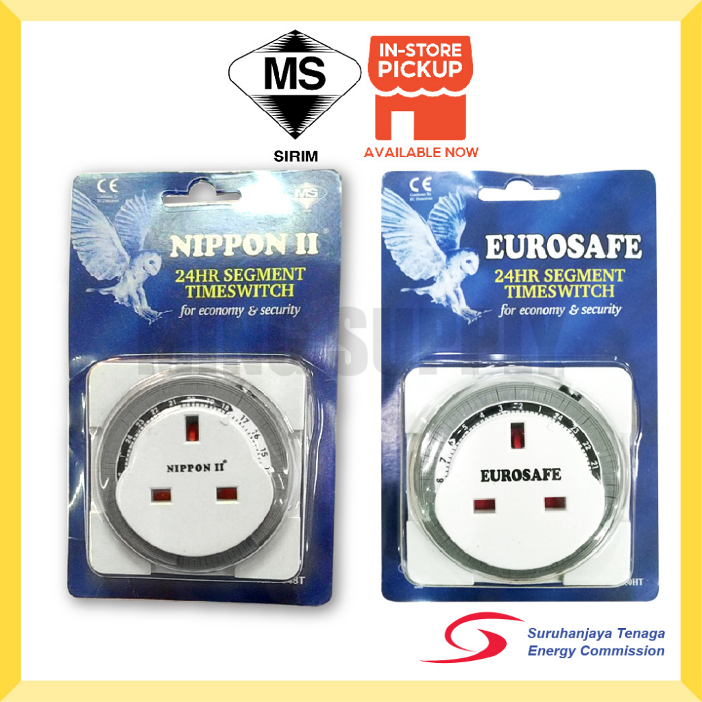 [SIRIM] Timer Switch Plug Mechanical Theben Analog Eurosafe TW-16A 13A ...