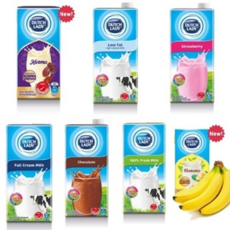 Dutch Lady UHT Milk Assorted 1 Liter | Shopee Malaysia