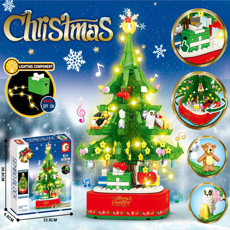 Sembo Block Building Blocks Christmas Series 601097 (486pcs) | Shopee ...