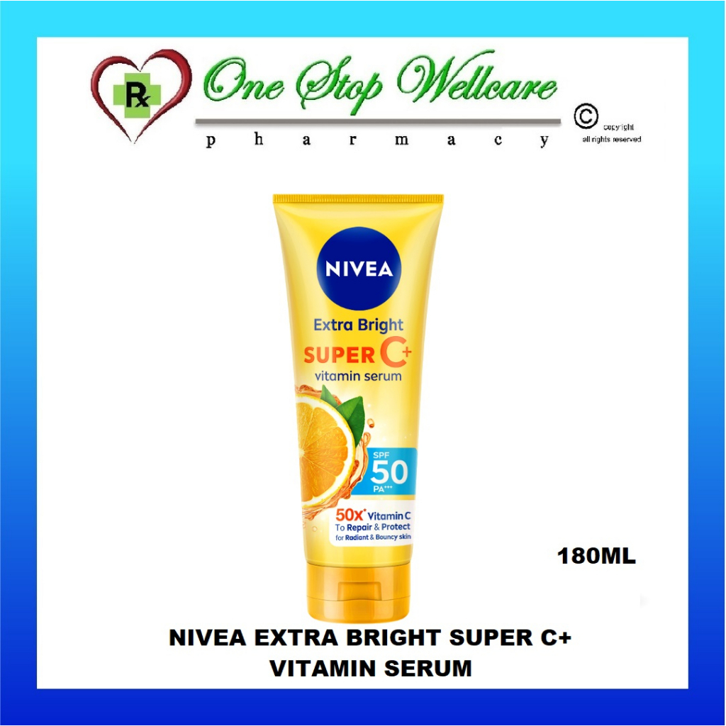 NIVEA EXTRA WHITE C&E VITAMIN LOTION / C & A VITAMIN / EXTRA BRIGHT 10 ...