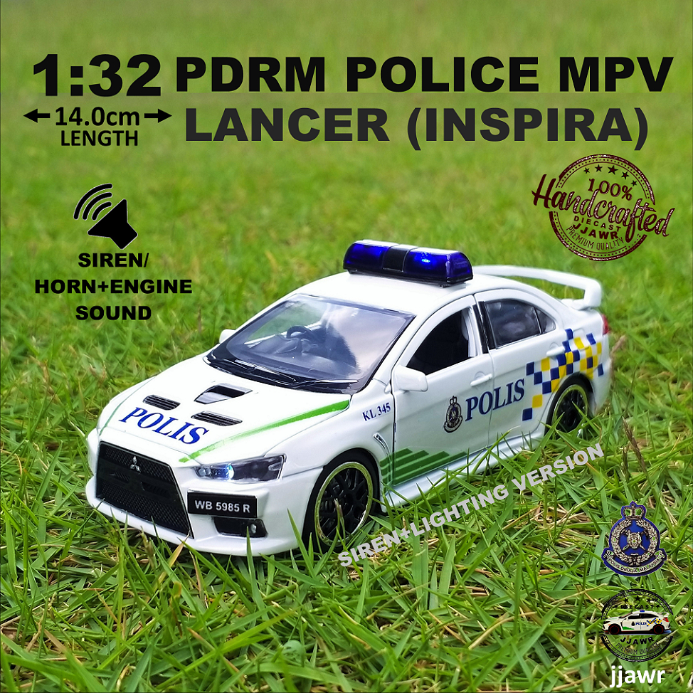 POLIS INSPIRA: 1:32 Mitsubishi Lancer Inspira PDRM Polis Diraja ...