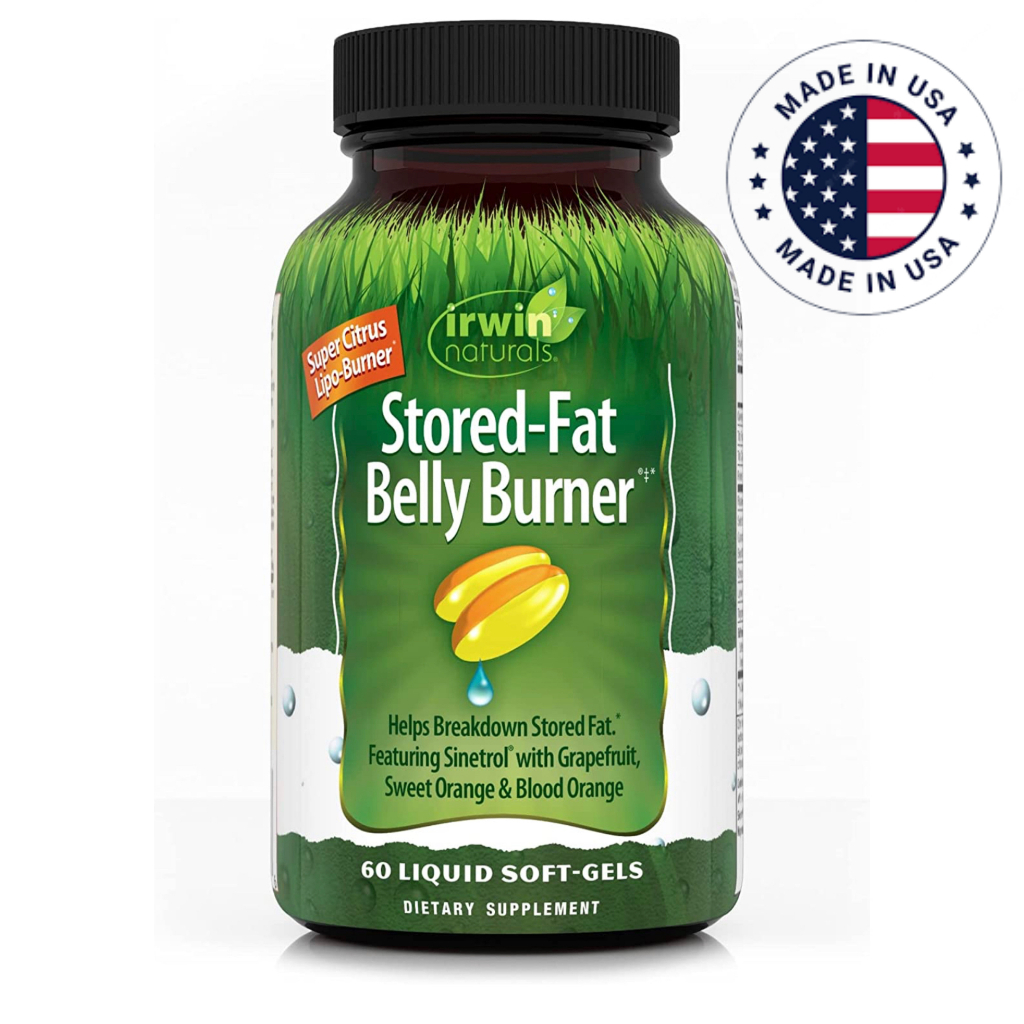 IRWIN NATURAL Stored-Fat Belly Burner, 60 Liquid Softgels 100% ...