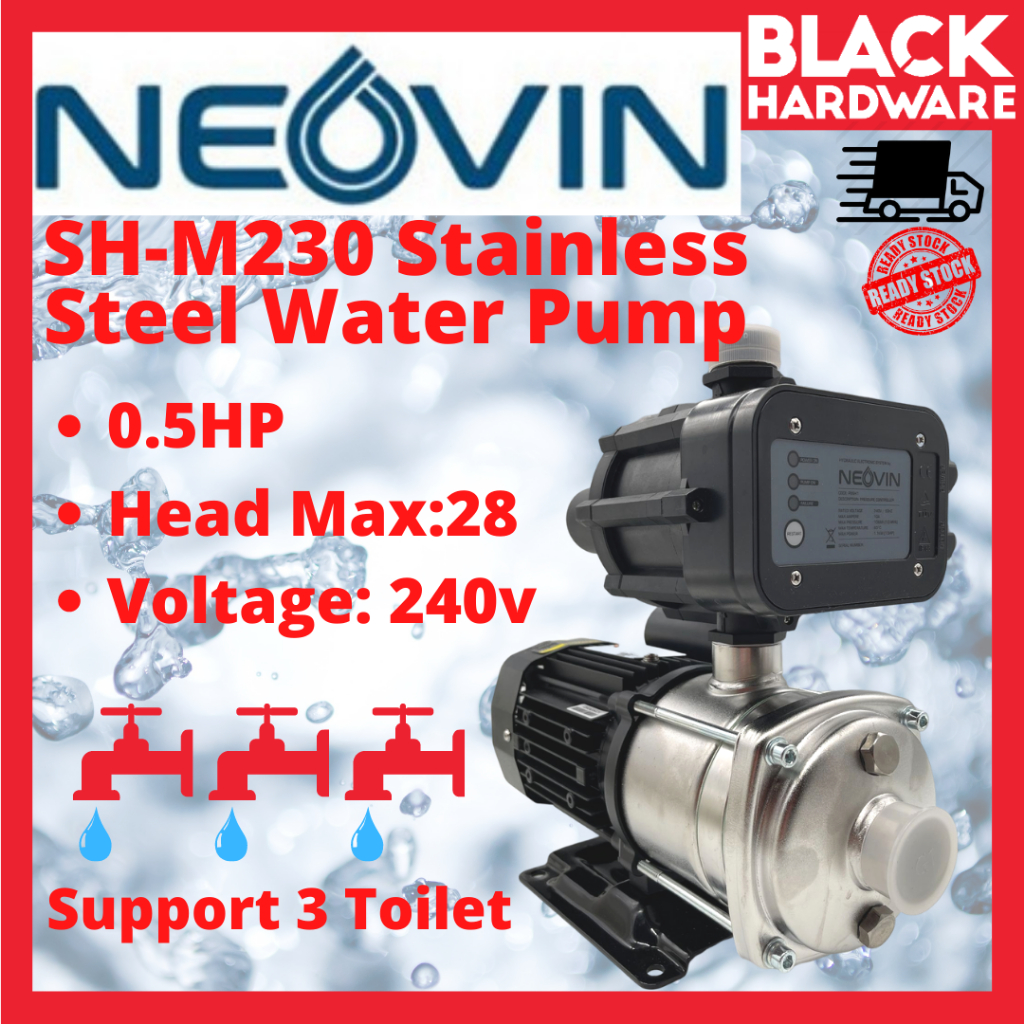 Black Hardware Neovin Stainless Steel Toilet Bathroom Water Multistage ...