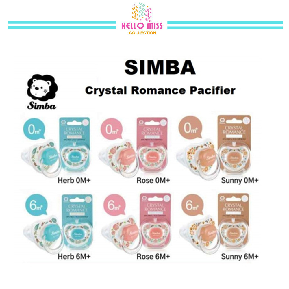 SIMBA CRYSTAL ROMANCE PACIFIER - ( 0+ MONTHS/6+ MONTHS ) | Shopee Malaysia