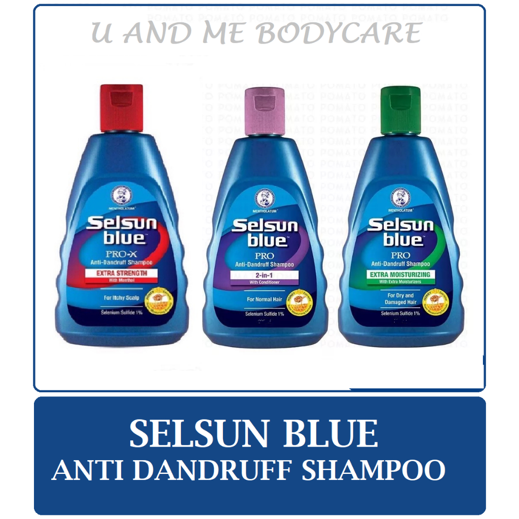 Selsun Blue Anti Dandruff Shampoo 120ml Extra Moisturizing | Shopee ...