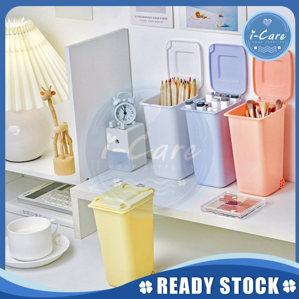 【I238 READY STOCK】Creative Mini Trash Can Bin Desktop Mini Dustbin ...
