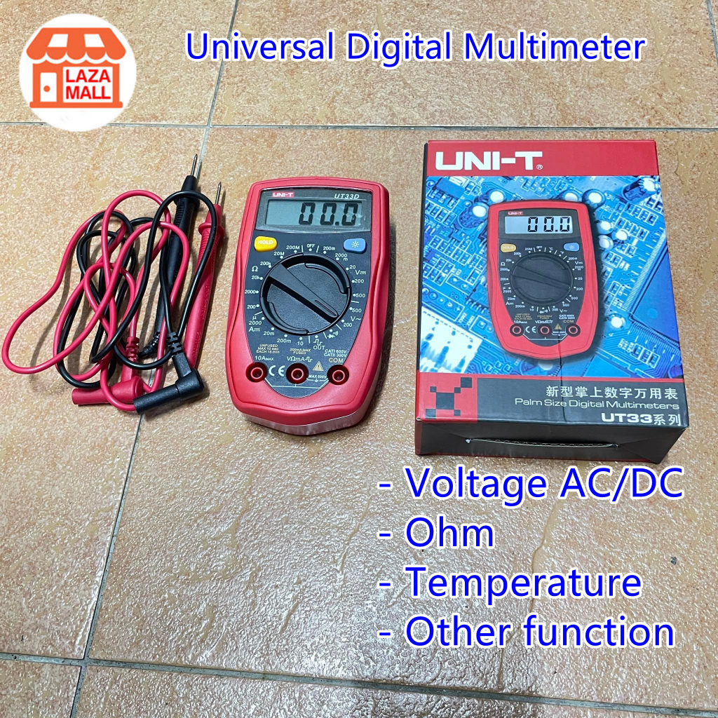 (ORIGINAL) MULTI DIGITAL METER UNI T MULTIMETER OHM / AMP / AC/ DC ...