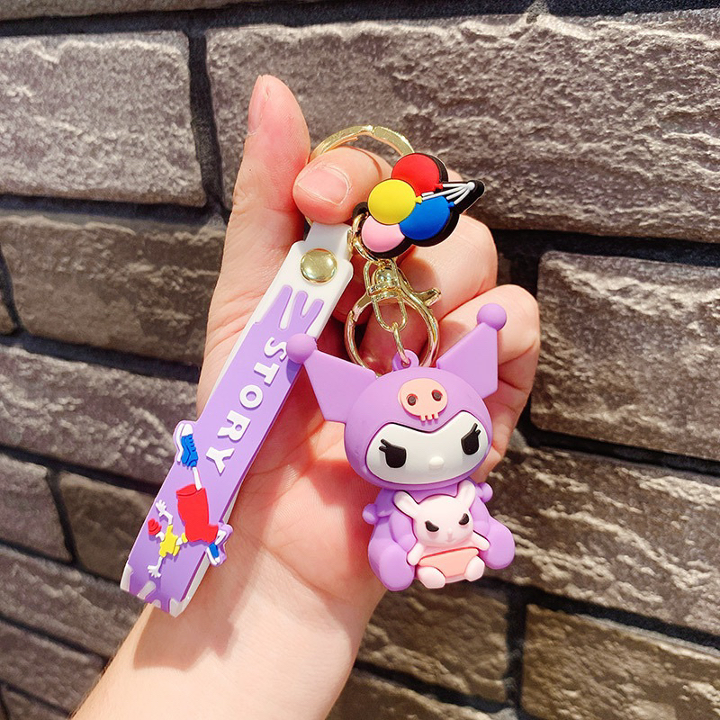 Sanrio series keychain high quality cartoon design key ring keychains ...