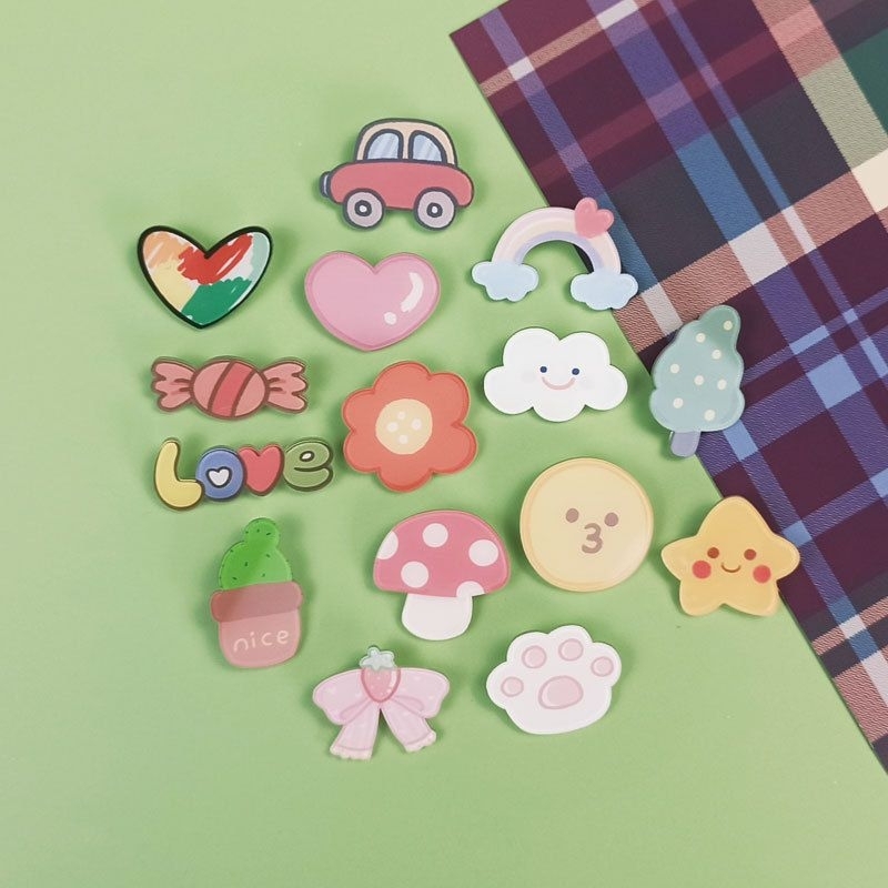 LZ 🇲🇾 Buy 10 for RM6 ️ Pin Hiasan Kecil Comel Cute Brooch Jacket ...