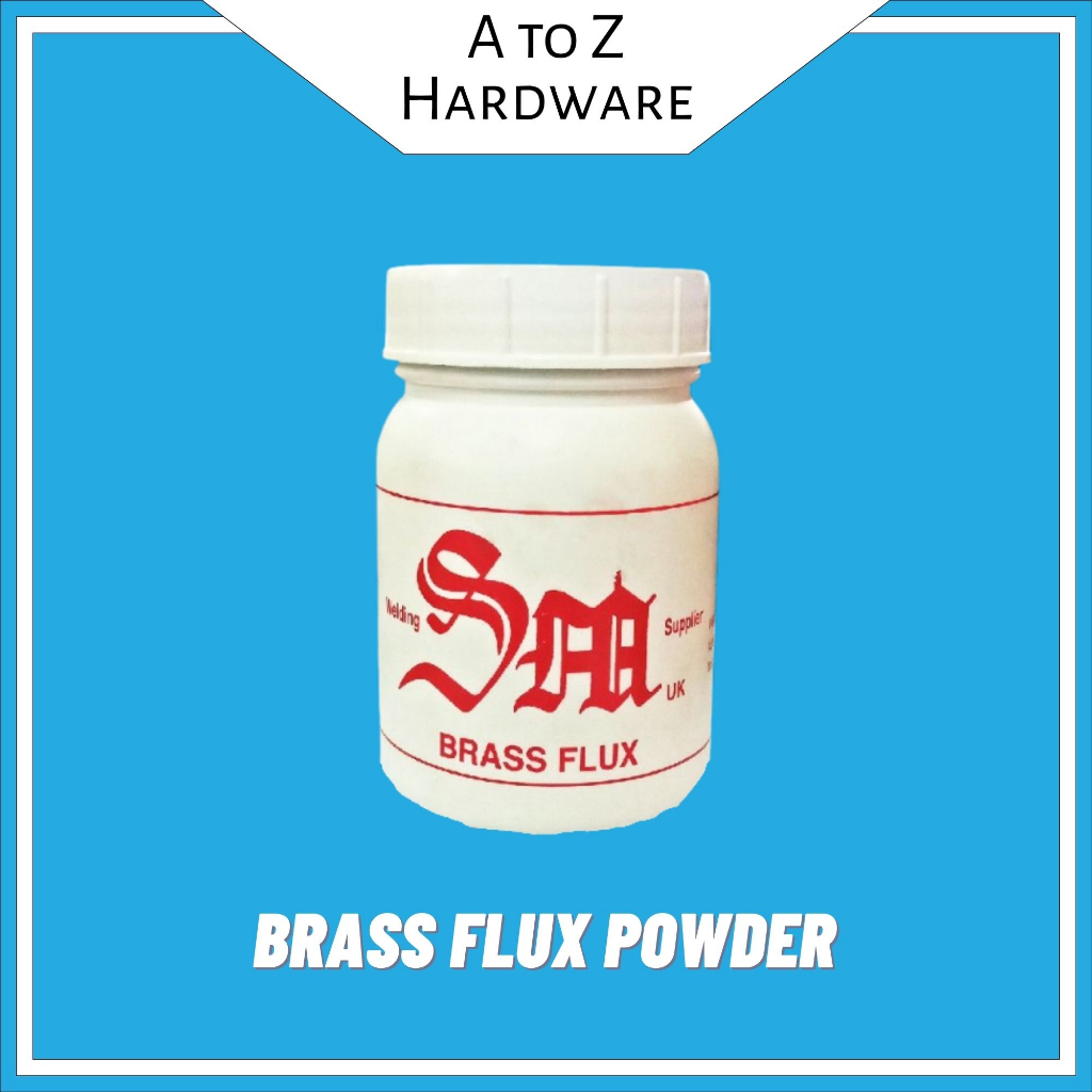 LOW TEMPERATURE FLAME BRAZING BRASS FLUX POWDER 300G & BEDRA COPPER ROD ...