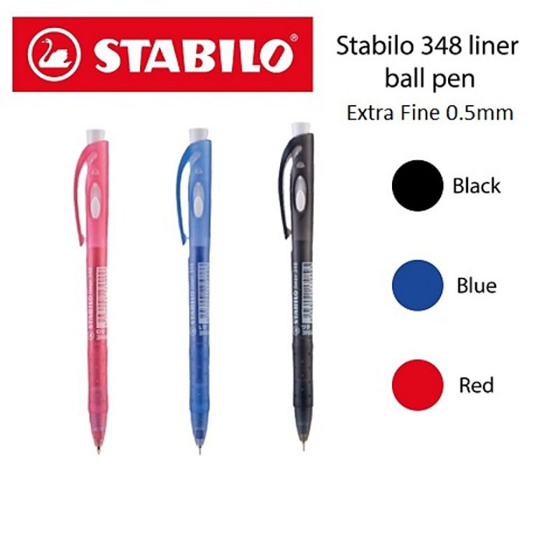 🎉 READY STOCK IN MALAYSIA 🎉 STABILO Liner 348 Ball Point Pen 0.5mm ...
