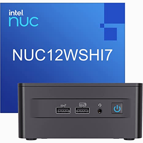 Intel NUC 12 Pro Wall Street Canyon NUC12WSHi7 Mini PC, Latest 12TH Gen ...