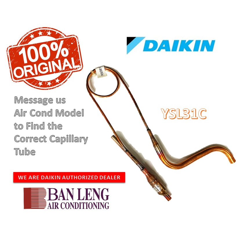 [Original] Daikin Original Air Cond Compressor Capillary Tube | Shopee ...