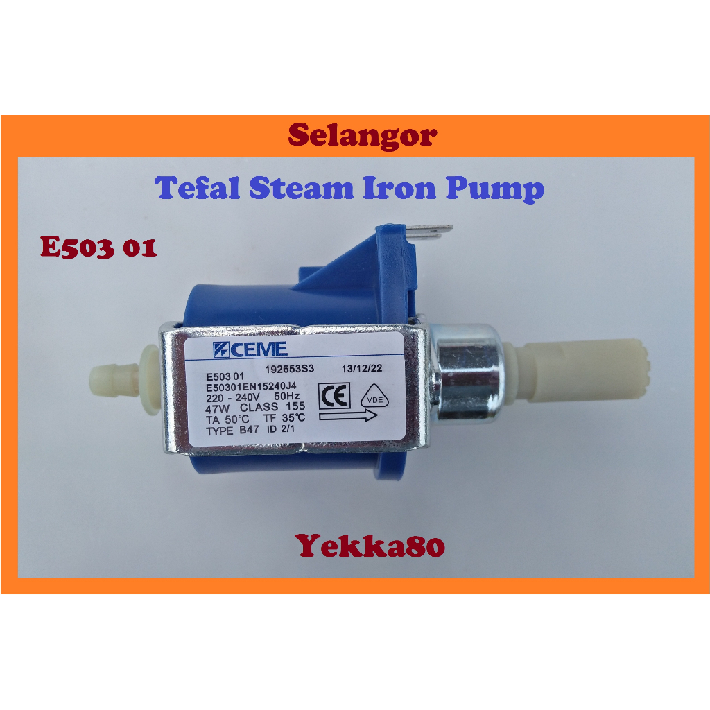 Tefal Type B47 CEME E503 01- (E50301) Tefal Steam Iron Water Pump ...