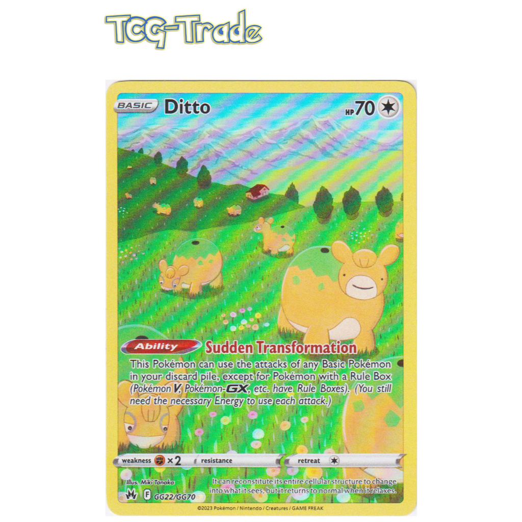 [Pokemon TCG Singles] SS12.5 Crown Zenith - GG22/GG70 Ditto - Galarian ...