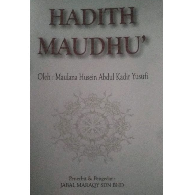 Hadis Maudhu' ( Huraian aswaja ) | Shopee Malaysia