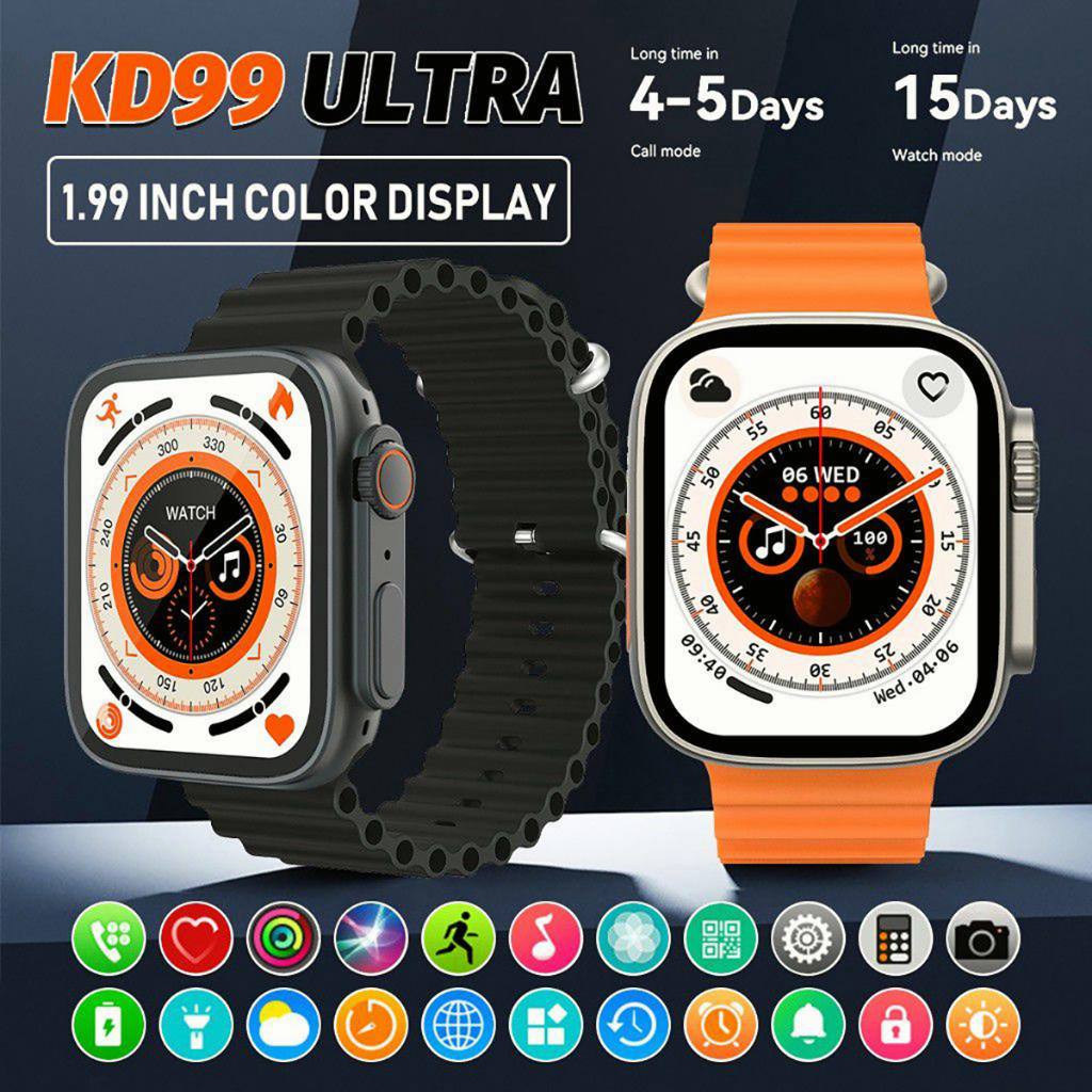 KD99 Ultra Smart Watch NFC Bluetooth Call Men Women Smart Watch New ...