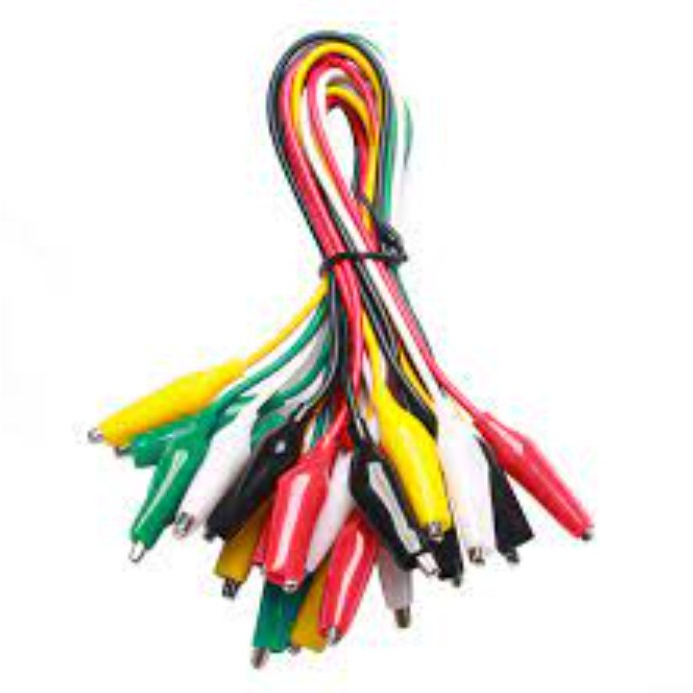 (10pcs Bundle) 50cm Crocodile Clip Bundle with Wire / Alligator Clip ...