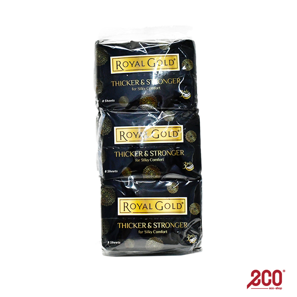 Royal Gold 3 Ply Luxurious Tissue (9 packets/pack) - AB-L003-T04-05 ...