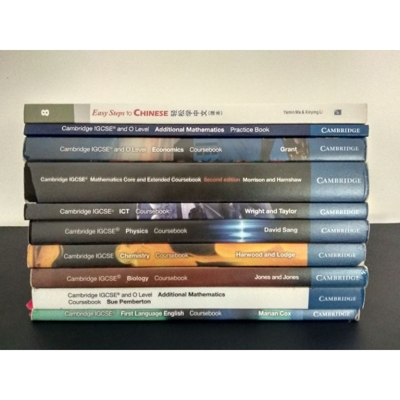 CAMBRIDGE IGCSE O Level English Mathematics Biology Physics Chemistry ...