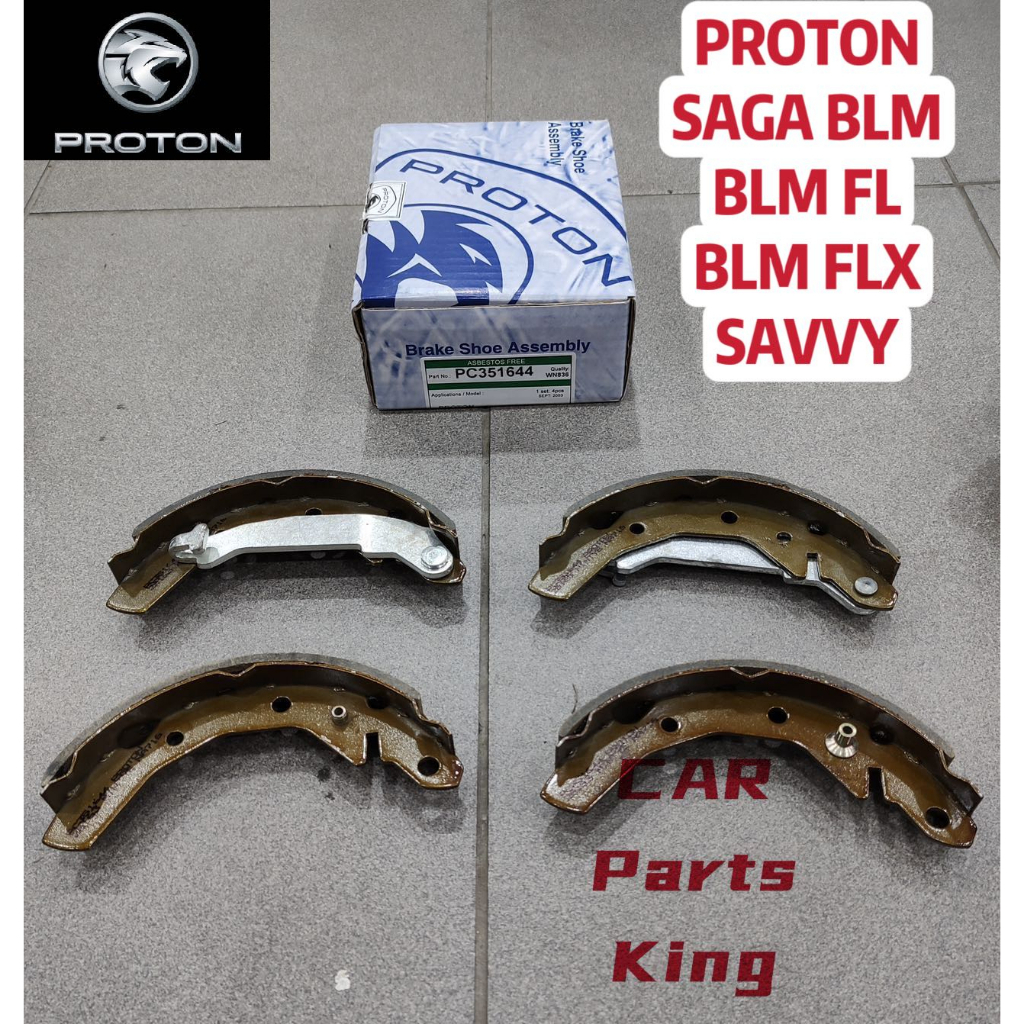 ( 100% ORIGINAL ) PROTON SAGA BLM BLM FL BLM FLX SAVVY REAR BRAKE SHOES ...