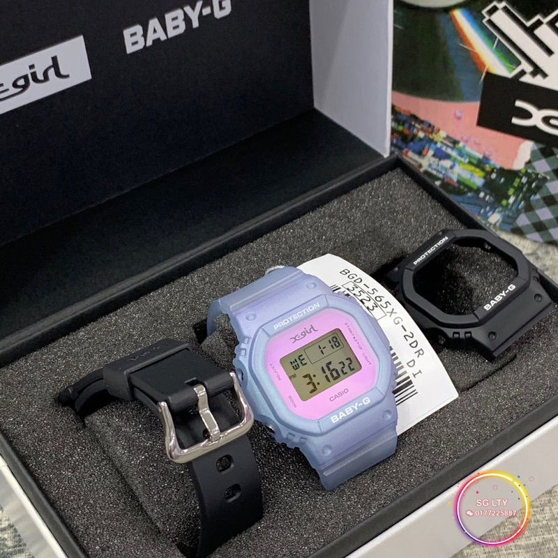 READY STOCK CASIO BABY-G X-girl BGD-565XG-2 collaboration LIMITED EDITION | Shopee Malaysia
