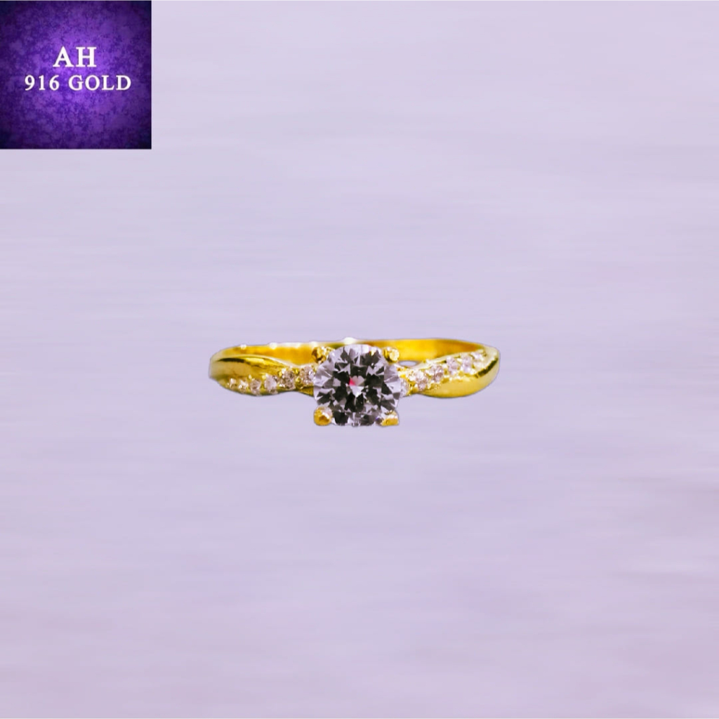Cincin Tunang Emas 916 Size 14merisikkahwininikahengagement Ring Shopee Malaysia