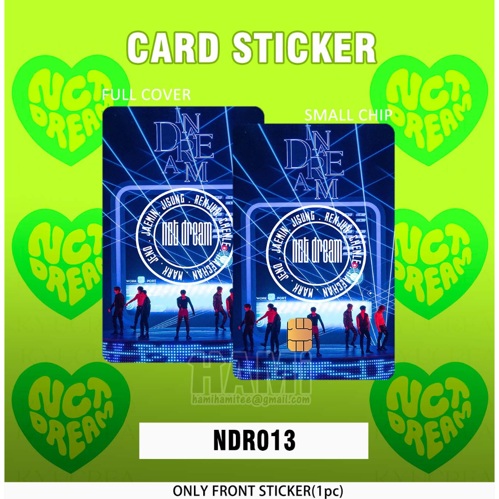NCT DREAM CARD STICKER - TNG STICKER - NCT DREAM MARK RENJUN JENO ...