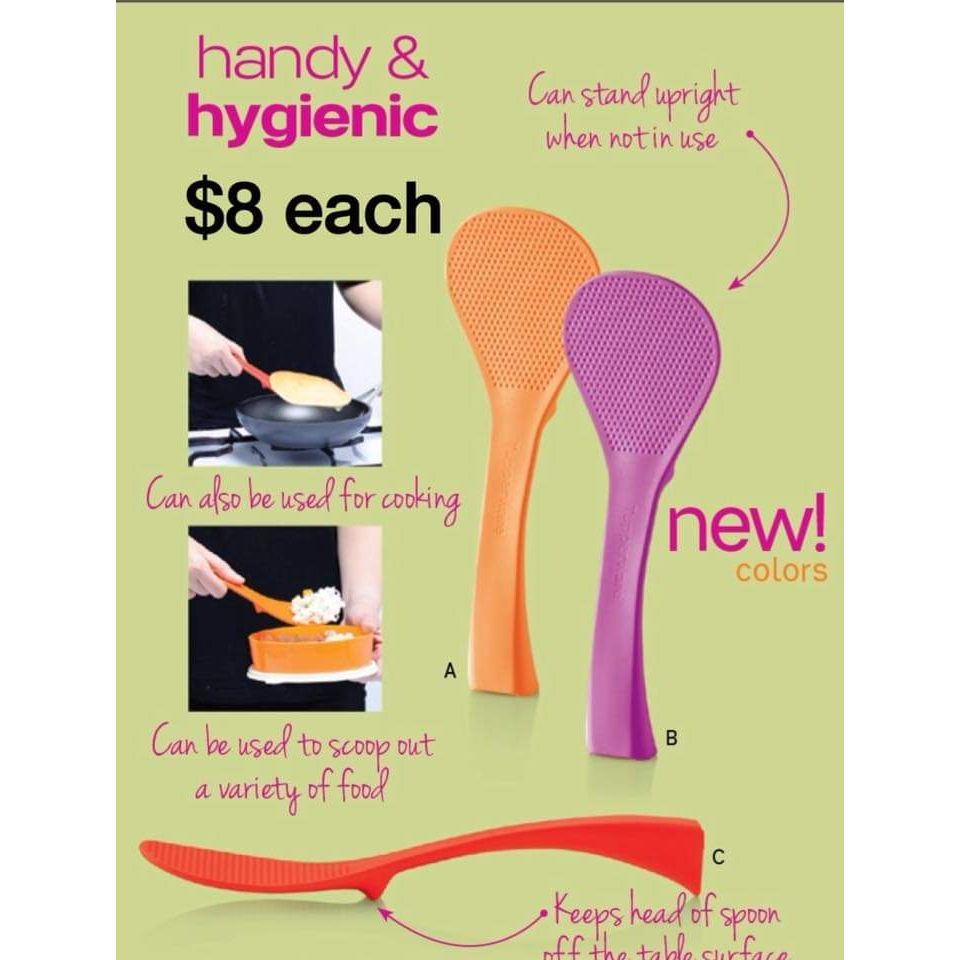 Tupperware Standing Rice Spoon (1pc) | Shopee Malaysia