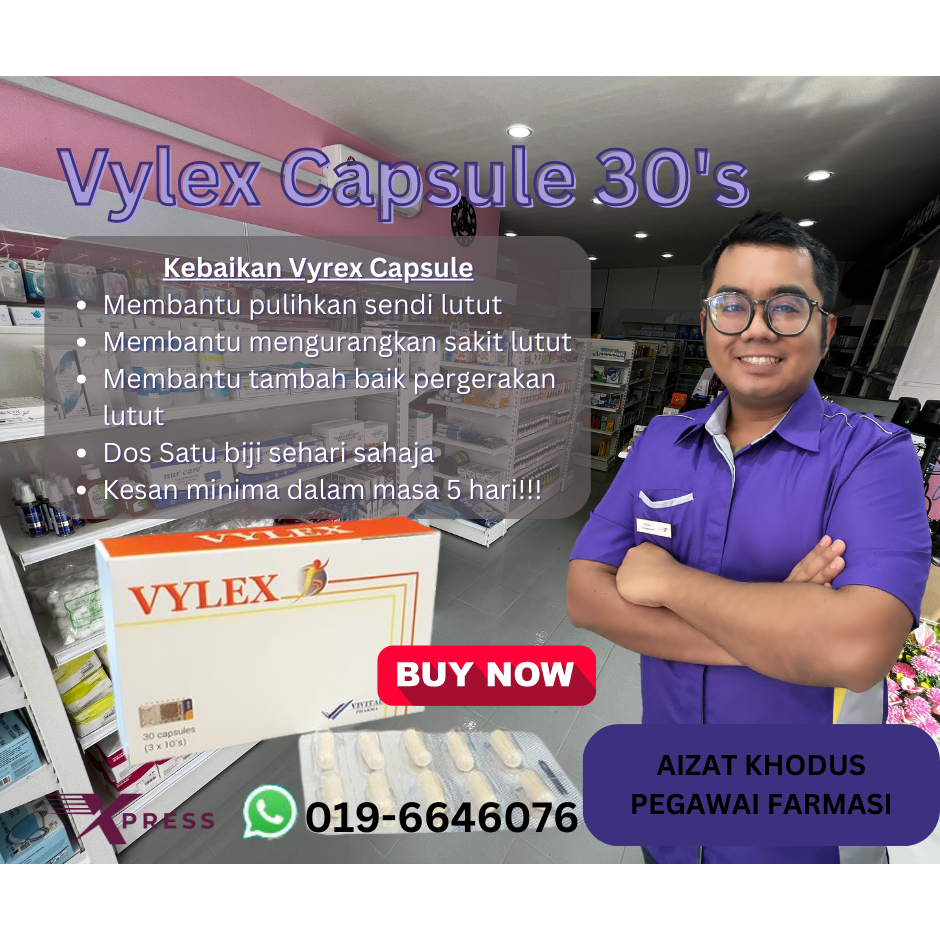 Vylex Capsules 30's Sakit Lutut | Shopee Malaysia