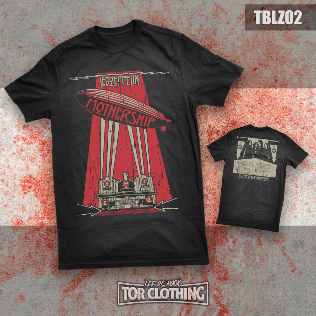 (Ready Stock) Tor Clothing - T-shirt Led Zeppelin - Classic Logo - Band ...