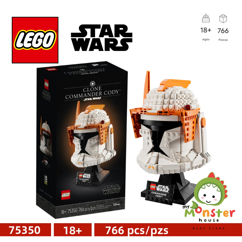 LEGO Star Wars 75350 Clone Commander Cody™ Helmet ( 766 pieces ) 18 ...