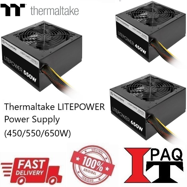 Thermaltake LitePower PSU Power Supply (450w/550w/650w) | Shopee Malaysia