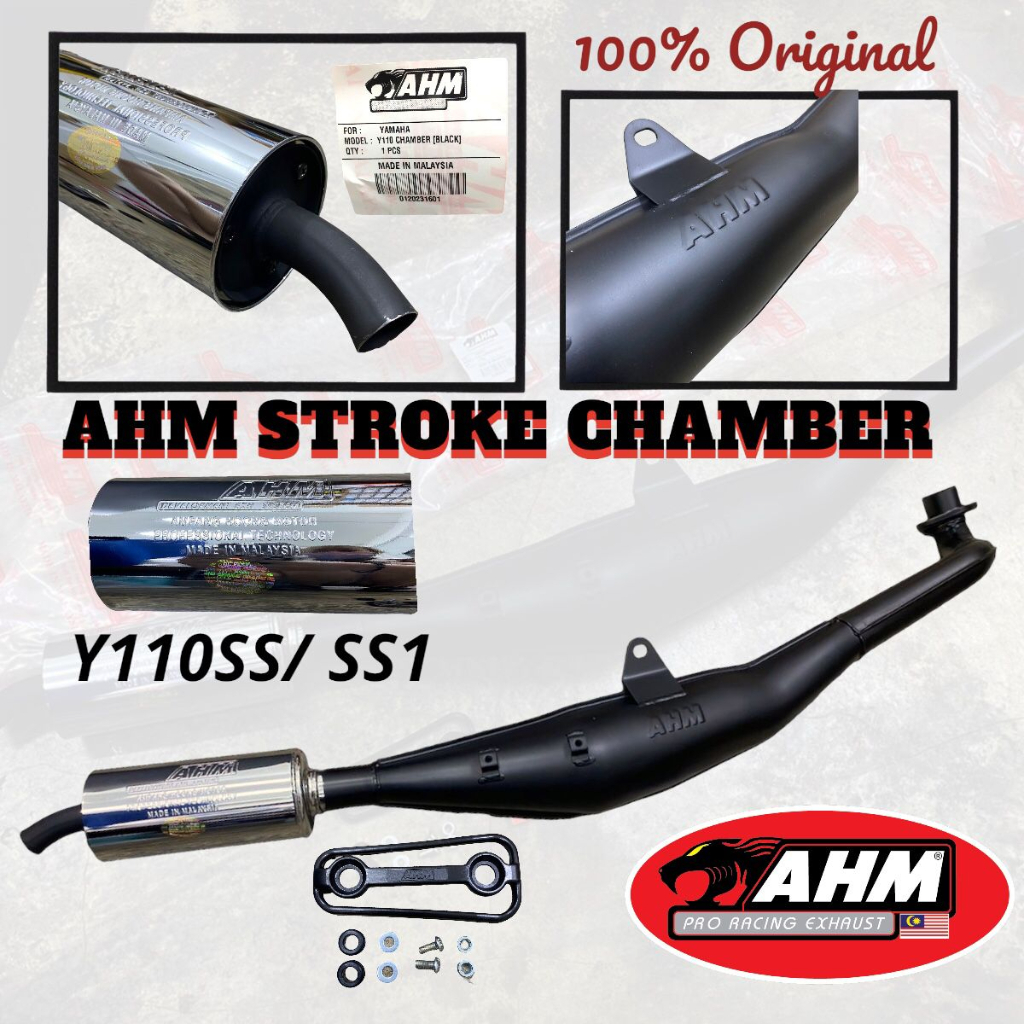 [100% ORIGINAL AHM] Y110SS/SS1 CHAMBER EXHAUST CUTTING SELAPIS EKZOS ...
