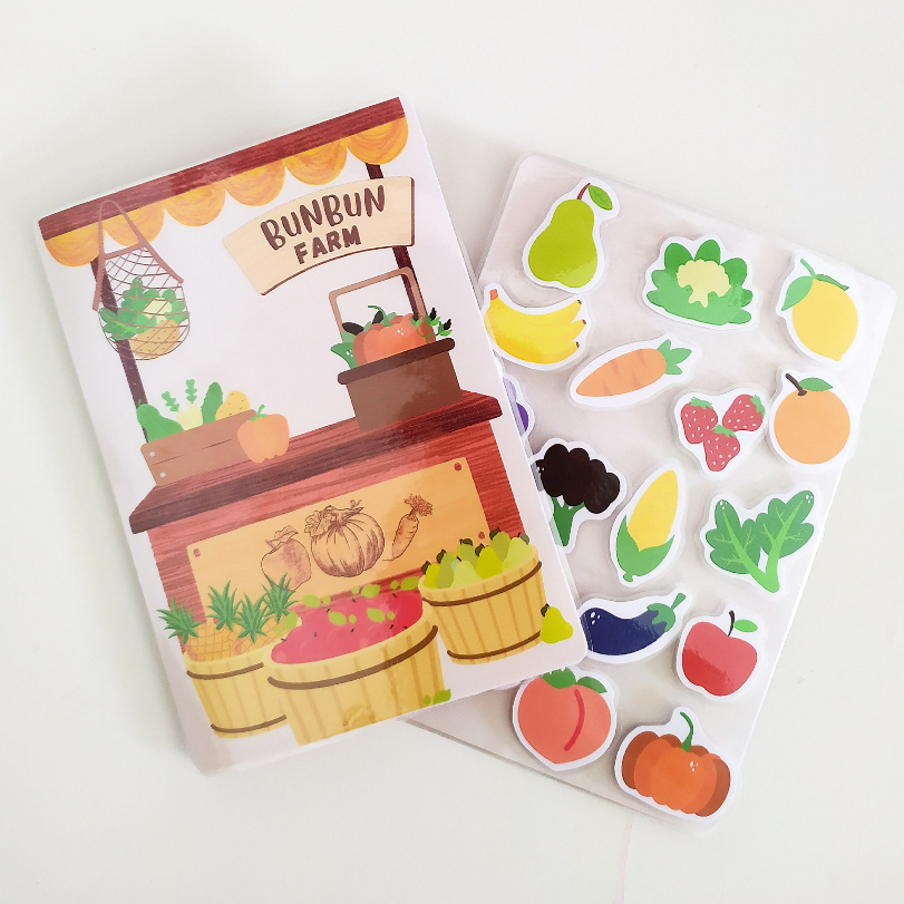 🍅FRUIT & VEGES🍓 SORTING ACTIVITY / BUSY BOOK /QUIET BOOK / MONTESSORI ...
