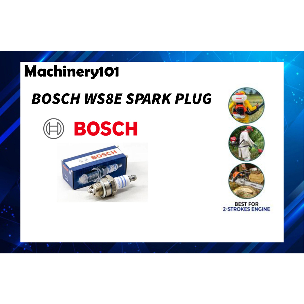 Bosch WS8E Spark Plug 100% Original Mesin Rumput Chainsaw | Shopee Malaysia