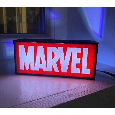 Marvel Logo Ver 2 USB LED Lamp | Shopee Malaysia