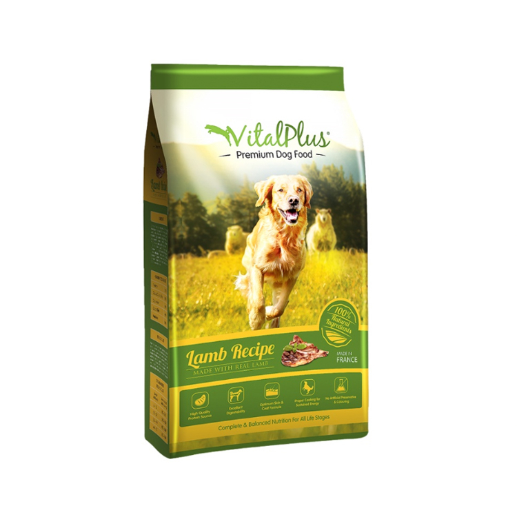 READY STOCK !!! VitalPlus Premium Dog Food 4kg (Salmon / Pork / Lamb ...